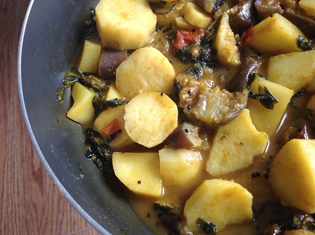 Shakaria, Methi , Ringna ,Bateta nu Shaak – Purvi Sanghvi